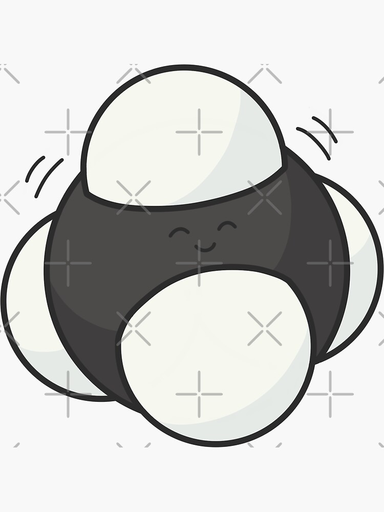 "Methane Molecule" Sticker for Sale by isabeljune | Redbubble