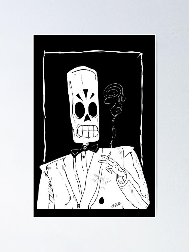 "Grim" Poster for Sale by CreatedByImrie | Redbubble