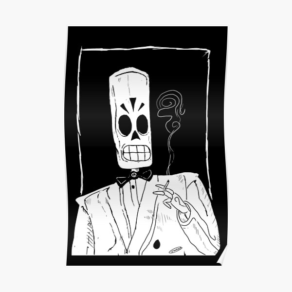 "Grim" Poster for Sale by CreatedByImrie | Redbubble