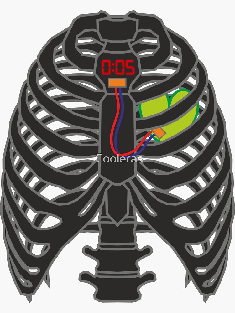 "Skeleton bomb" Sticker by Cooleras | Redbubble