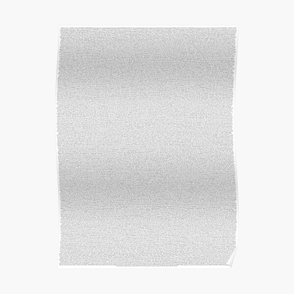 "Airplane! - Full Script" Poster by Pun-and-run | Redbubble