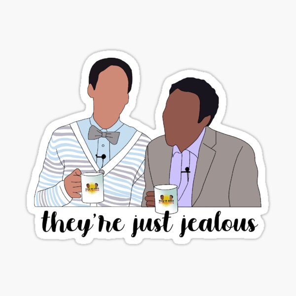 "They're Just Jealous" Sticker for Sale by kelleym123 | Redbubble