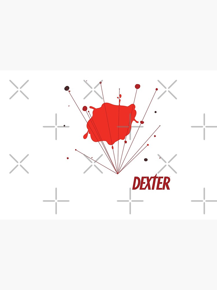 "Dexter Blood Splatter" Mask for Sale by CaptainEuglena | Redbubble
