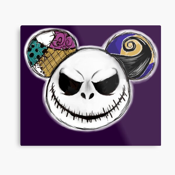 "Jack Mouse Head Collage" Metal Print by 7dunicornlady | Redbubble