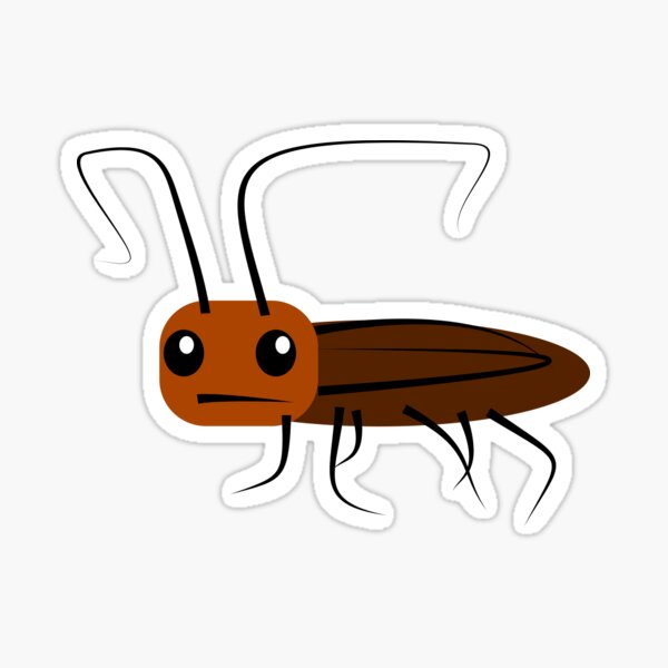 "Minimalist cockroach / cockroach" Sticker for Sale by timschabe ...