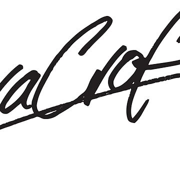 "LARA CROFT SIGNATURE" Sticker for Sale by SpyrosMonster | Redbubble