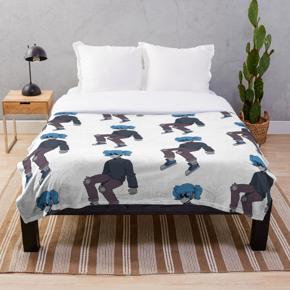 "Sally Face" Throw Blanket for Sale by jurrassiic | Redbubble