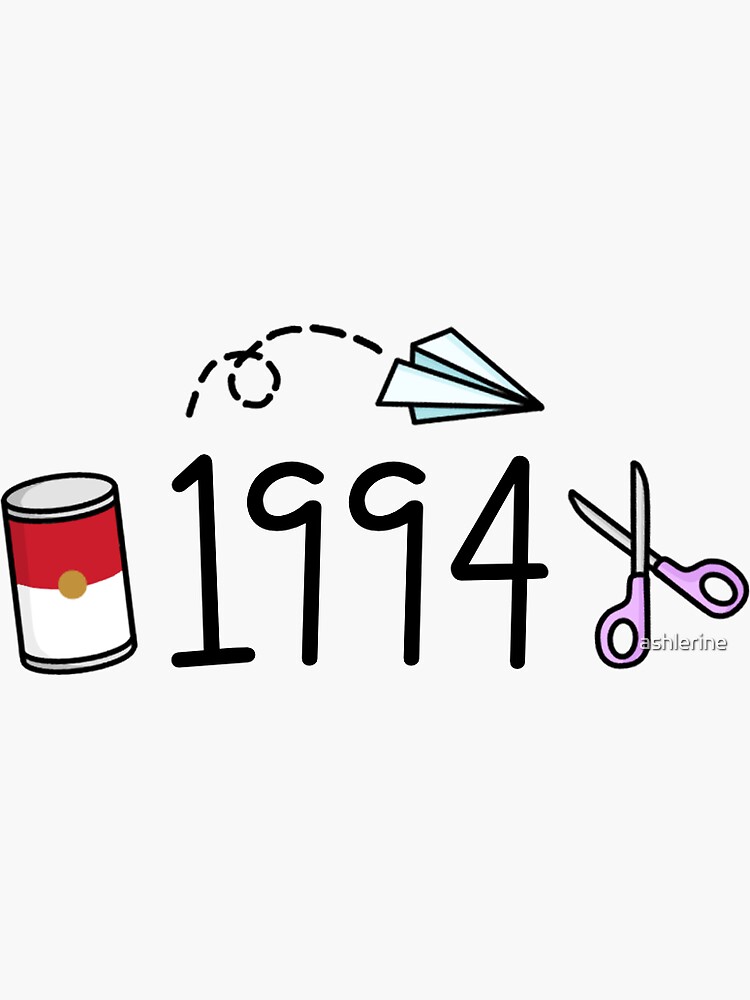 "1994 Alec Benjamin" Sticker by ashlerine | Redbubble