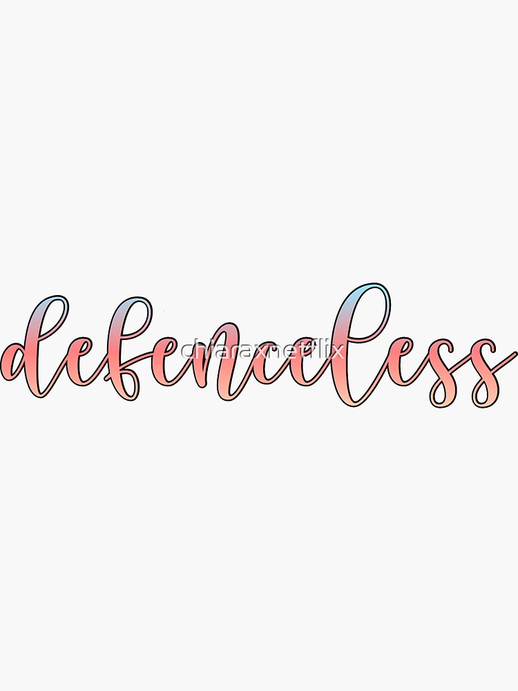 "defenceless louis tomlinson" Sticker for Sale by chiaraxnetflix ...