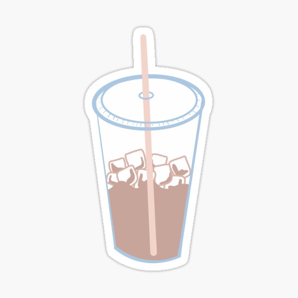 "Iced Coffee Cup" Sticker for Sale by ash1618 | Redbubble