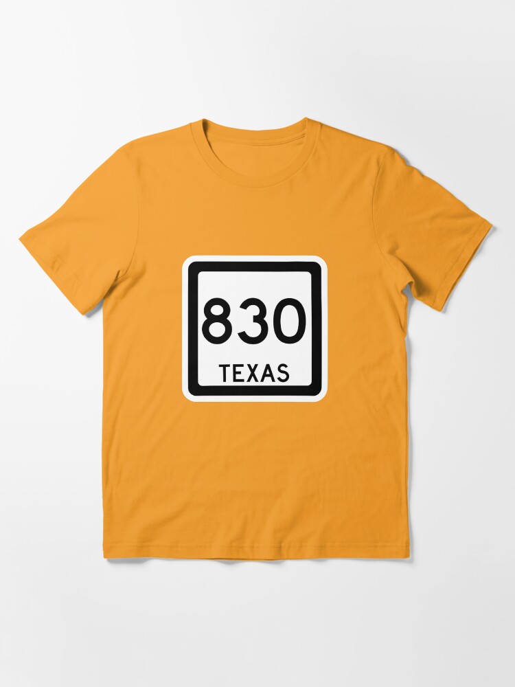 "Texas State Route 830 (Area Code 830)" T-shirt by SRnAC | Redbubble