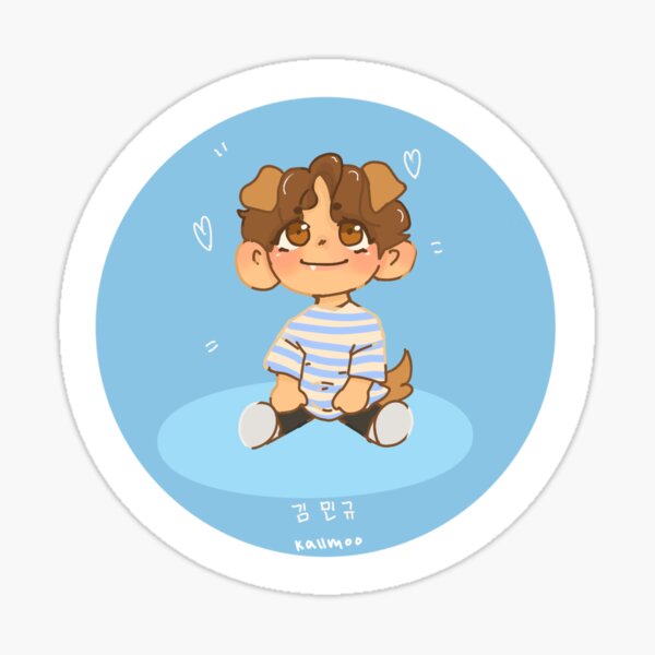 "Puppy Mingyu Chibi" Sticker for Sale by kaiimoo | Redbubble