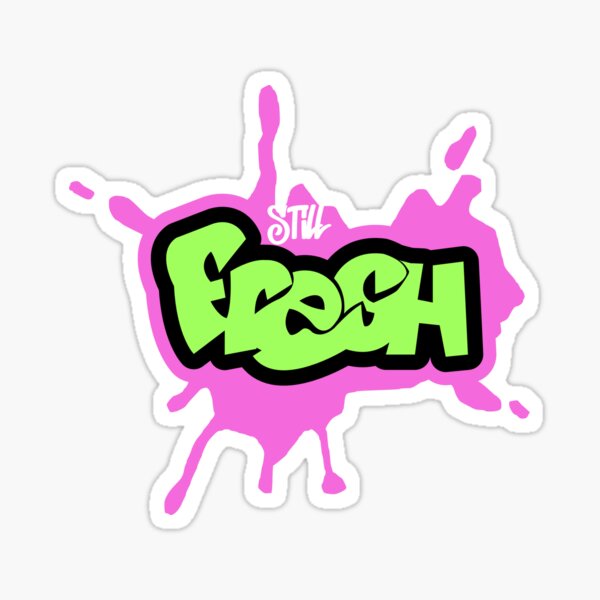 "1990 STILL FRESH. 90s GRAFFITI" Sticker for Sale by Priscimissy ...