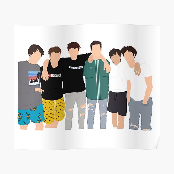 "Sway House Boys " Poster for Sale by Kdolan23 | Redbubble