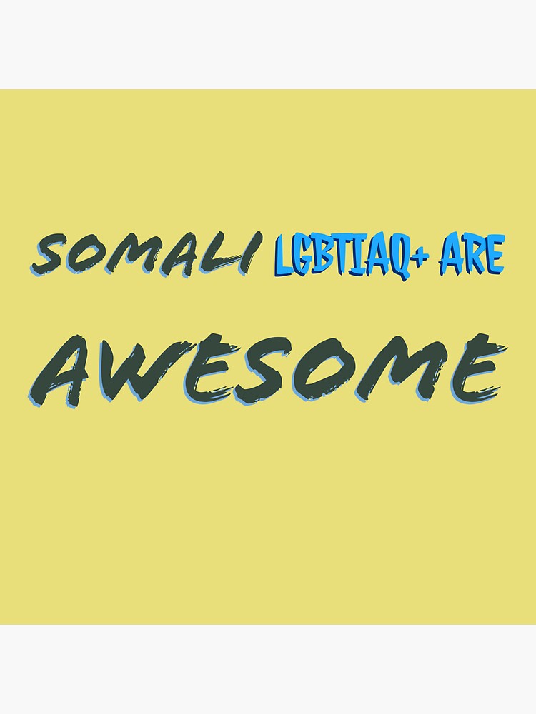 "Somali lgbt" Sticker for Sale by afriklesluv | Redbubble