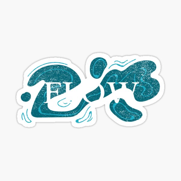 "Flow Flow Design" Sticker by Jaheil | Redbubble