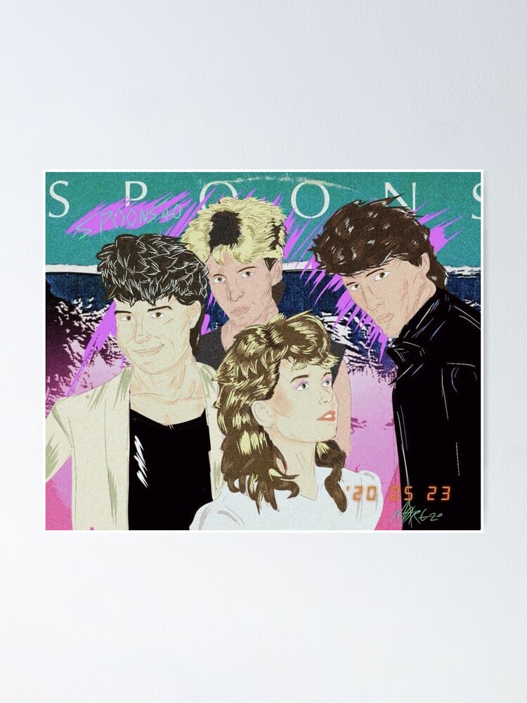 "The Spoons band " Poster for Sale by Blackened88 | Redbubble