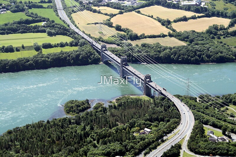 "Britannia Bridge Anglesey" by JMaxFly | Redbubble