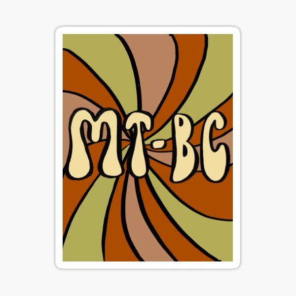 "MT-BC Vintage" Sticker for Sale by MegMcCreations | Redbubble
