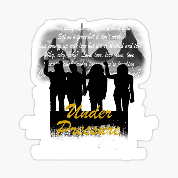 "Magicians Under Pressure" Sticker for Sale by kayeskew | Redbubble