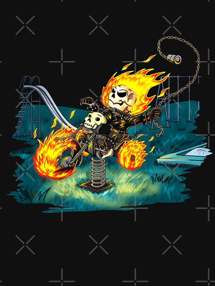 "Baby Ghost Rider" T-shirt for Sale by MoonlitEnvy | Redbubble | ghost ...