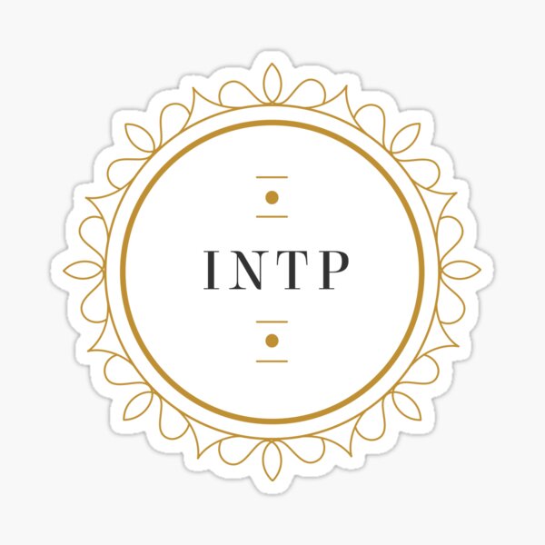 "INTP Ornamental Insignia (light)" Sticker for Sale by eilamona | Redbubble