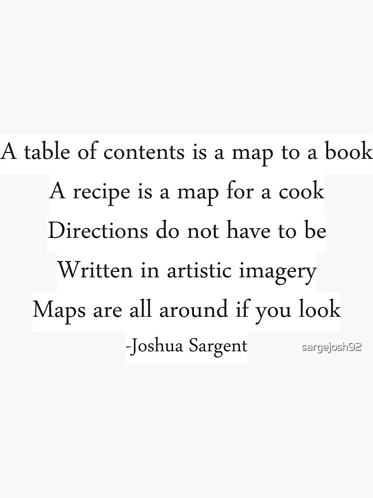 "Map Rhyme" Sticker for Sale by sargejosh92 | Redbubble