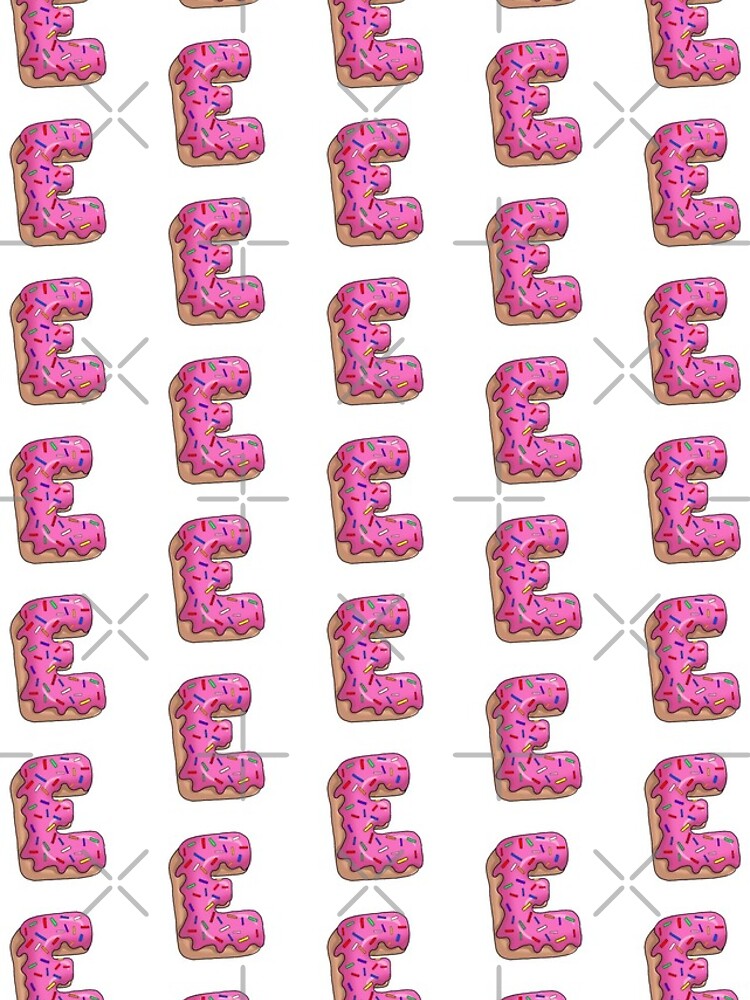 "Donut letter E" iPhone Case for Sale by azracaus | Redbubble