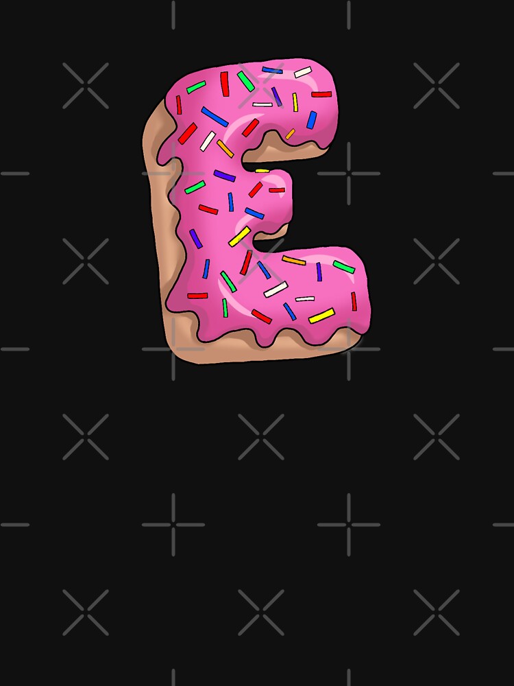 "Donut letter E" Active T-Shirt by azracaus | Redbubble