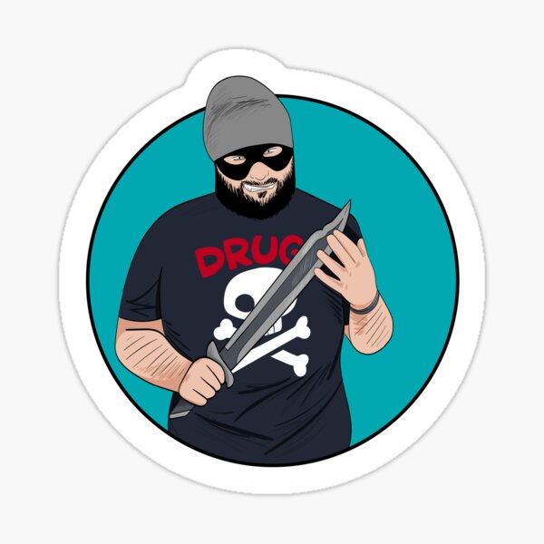 "A Known Criminal " Sticker for Sale by frescomint | Redbubble