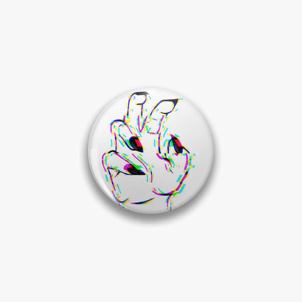 "Lady Gaga Paws Up Glitch" Pin for Sale by brendamclean93 | Redbubble
