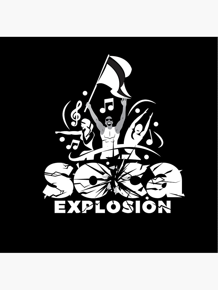 "Soca Explosion" Sticker for Sale by TriniMashupp | Redbubble