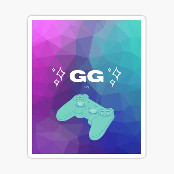 "~GG~" Sticker by AMJ-art | Redbubble