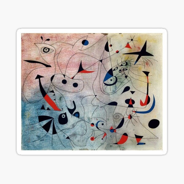 Joan Miro Stickers | Redbubble