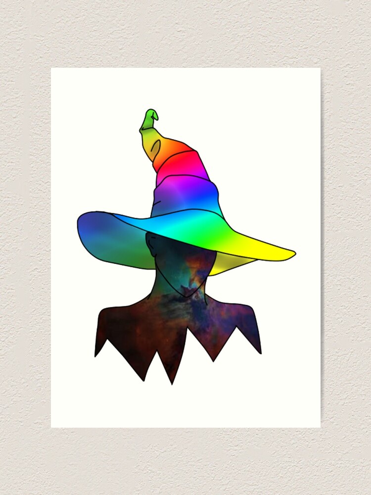 "Gay Pride Witch" Art Print by MockingbirdTay | Redbubble