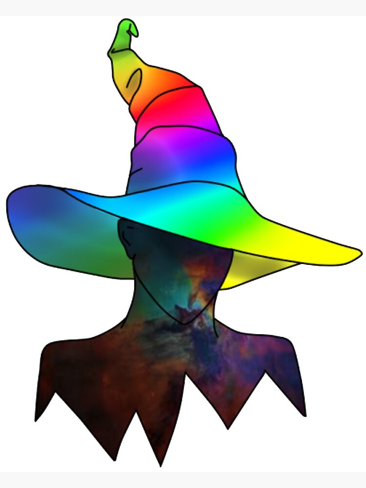 "Gay Pride Witch" Art Print by MockingbirdTay | Redbubble