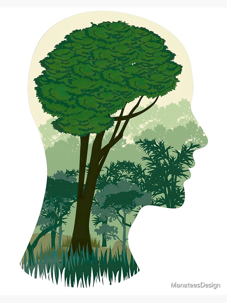 "Brain Tree Save The Rainforest" Poster for Sale by ManateesDesign ...
