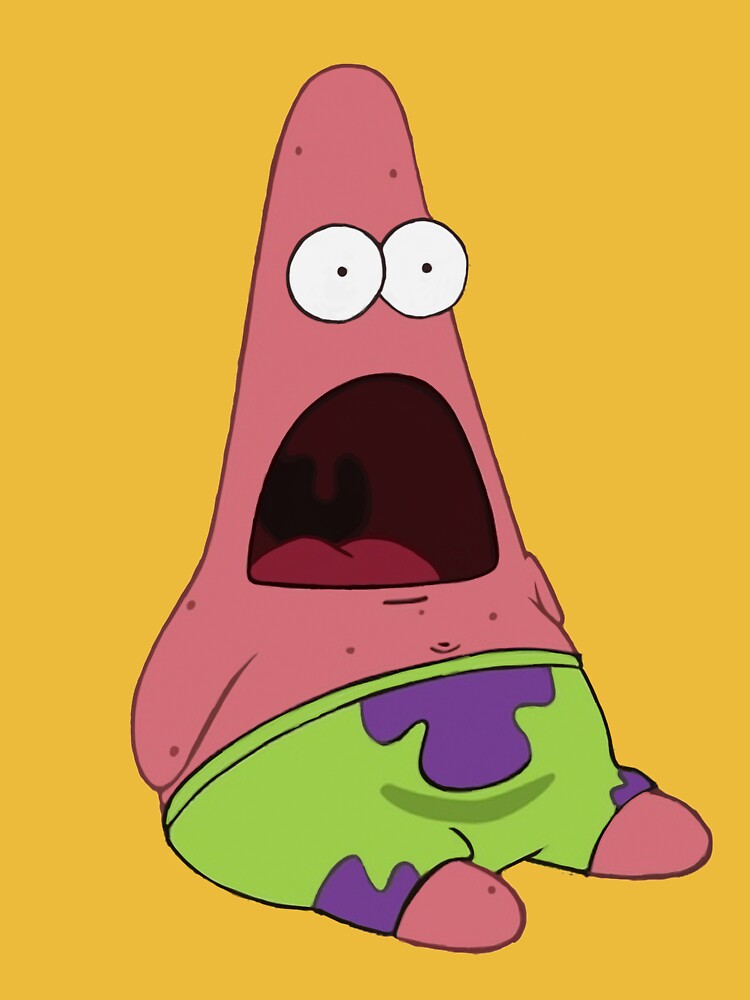 Patrick Star Screaming Face