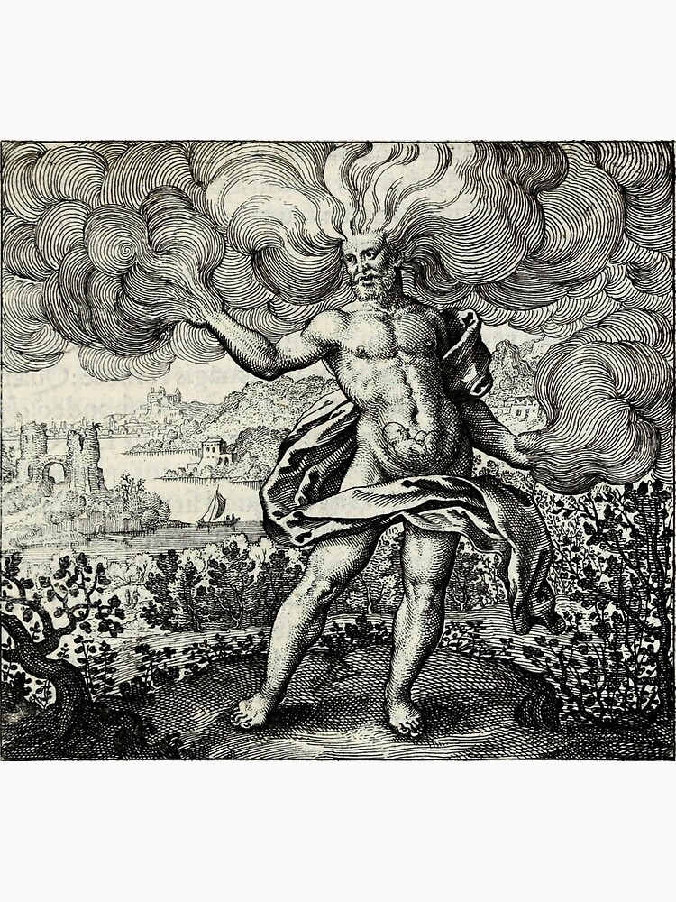 "Boreas, Greek God of Cold North Wind, Winter, Mythology" Poster by ...