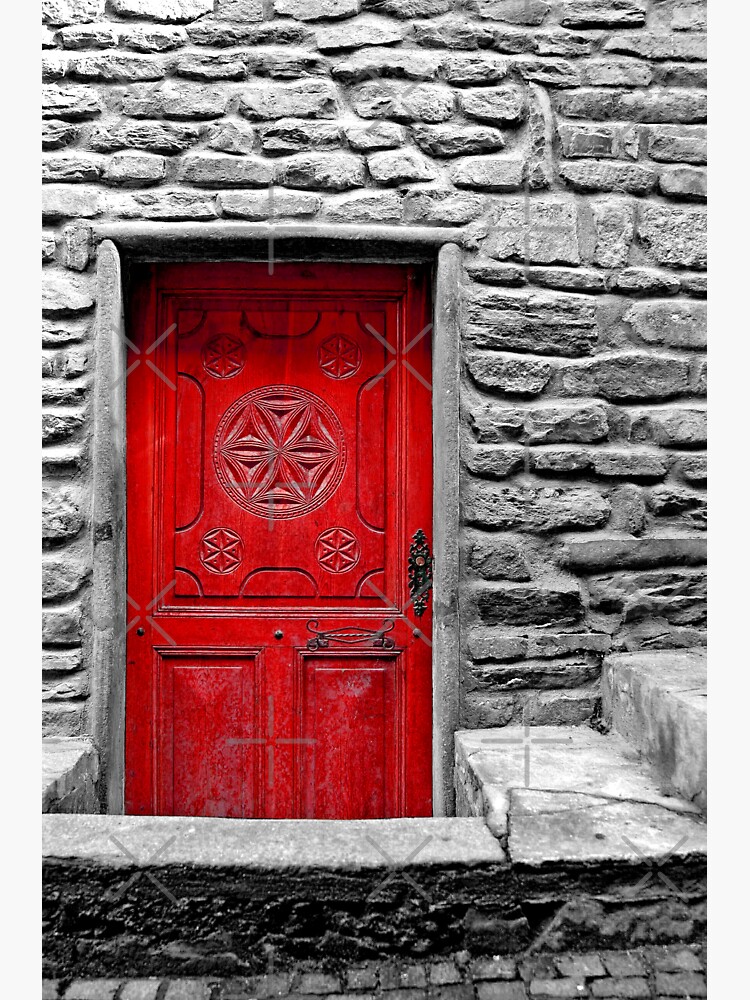 "Red Door" Sticker for Sale by G-Bears-Raw | Redbubble