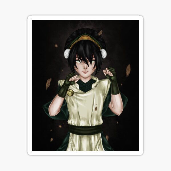 "Toph Beifong " Sticker by Ghostach | Redbubble