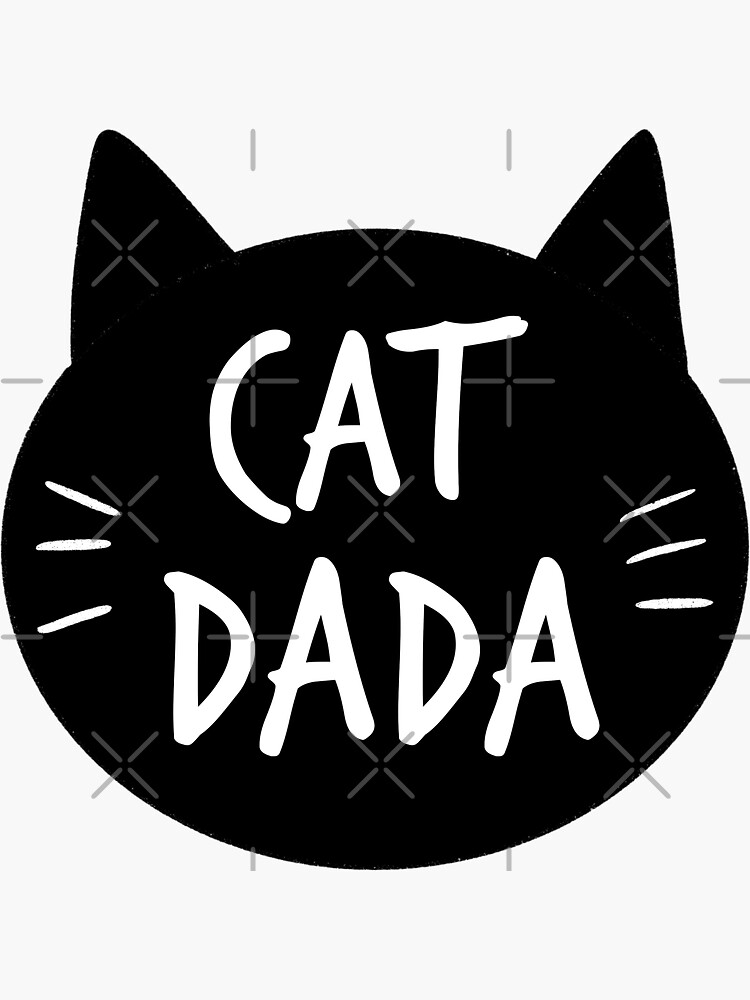 "cat dada" Sticker by JavierShih | Redbubble