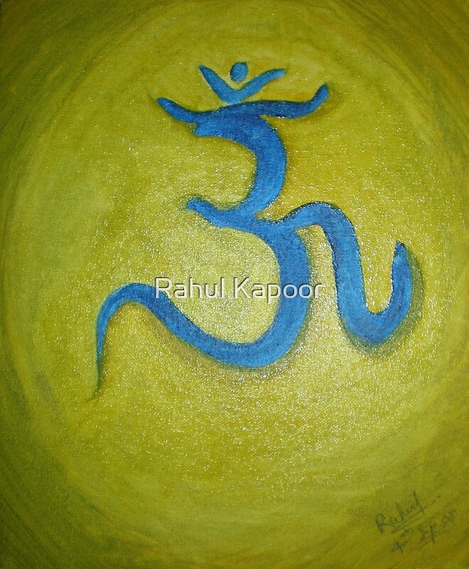 "OOM - The Holy Alphabet" by Rahul Kapoor | Redbubble
