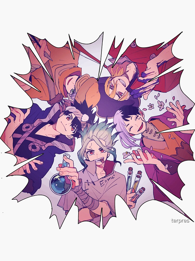 "Dr stone" Sticker by terpres | Redbubble