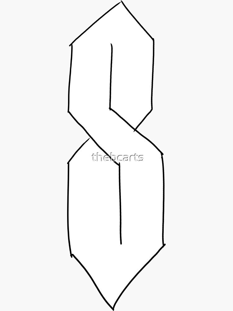 "The Cool S" Sticker for Sale by thebcarts | Redbubble