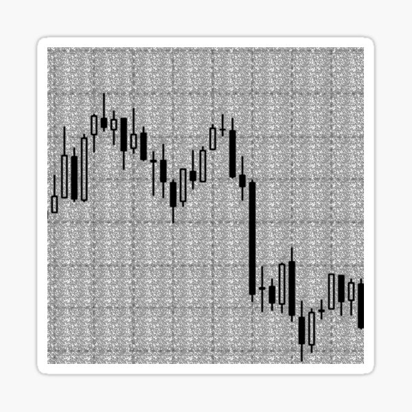 "Candlestick chart, Forex" Sticker for Sale by ivanoel | Redbubble