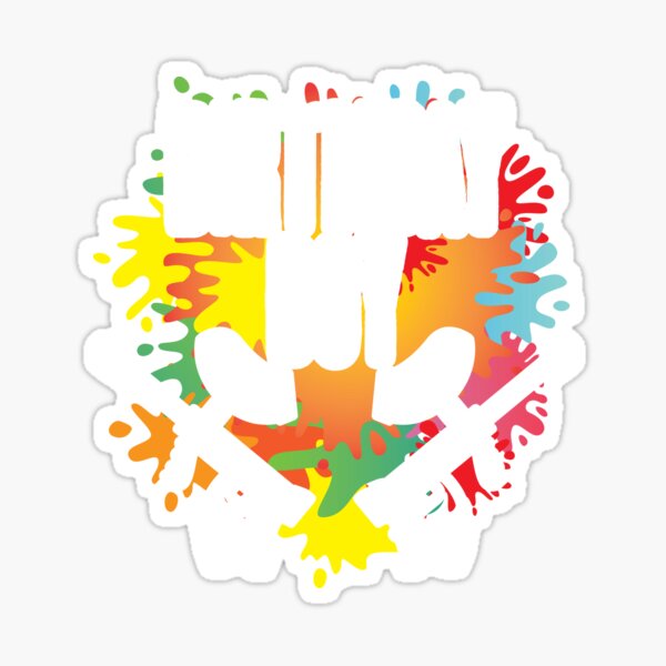 "Paintball Birthday Boy Party Theme Color Splash Gift" Sticker for Sale ...