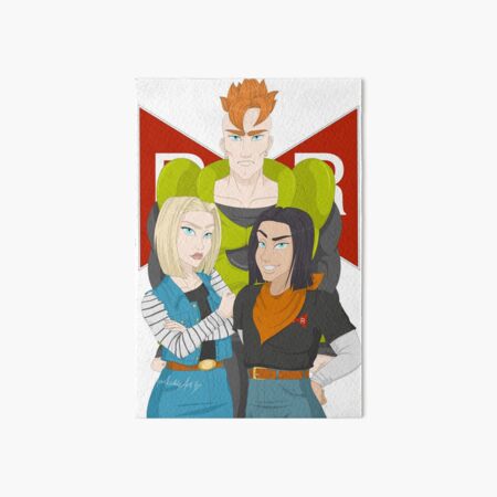 "Red ribbon robots" Art Board Print for Sale by RhiiCoales | Redbubble