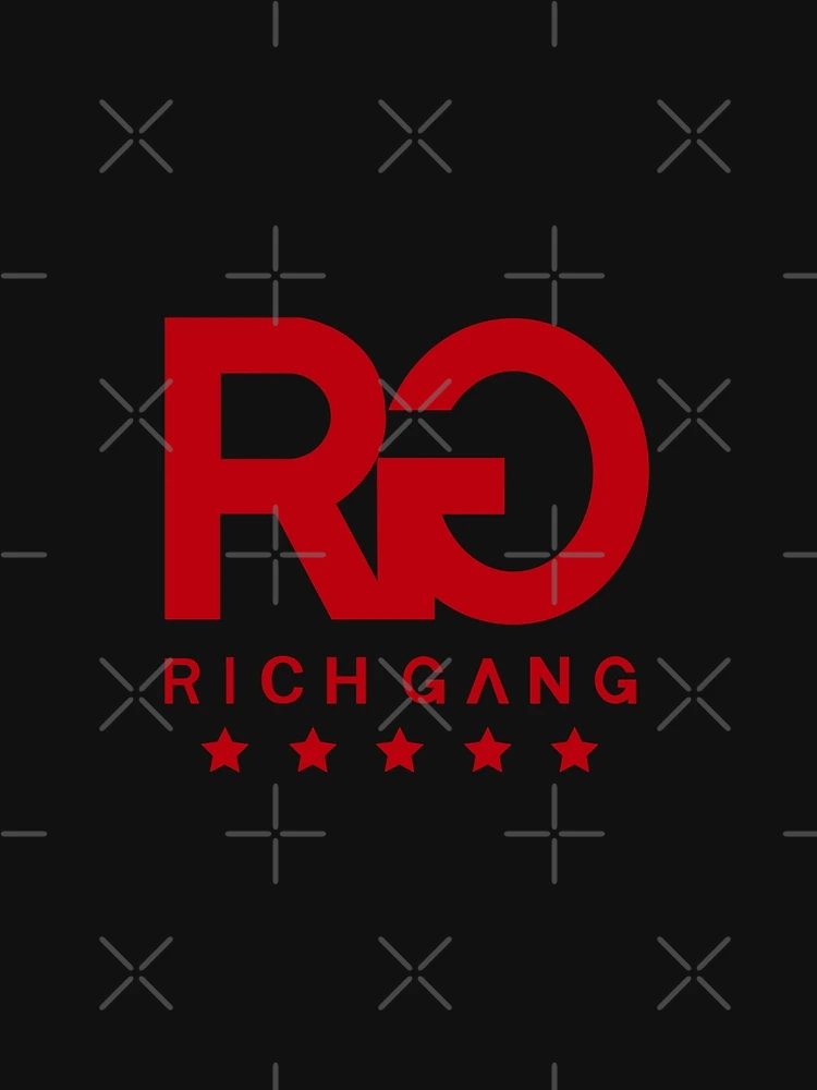 Rich Gang Logo Rich Gang 100% AUTHENTIC Logo Snapback Hat Multicolor