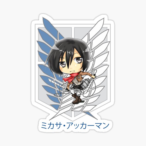 "Mikasa Ackerman" Sticker by furanzu | Redbubble